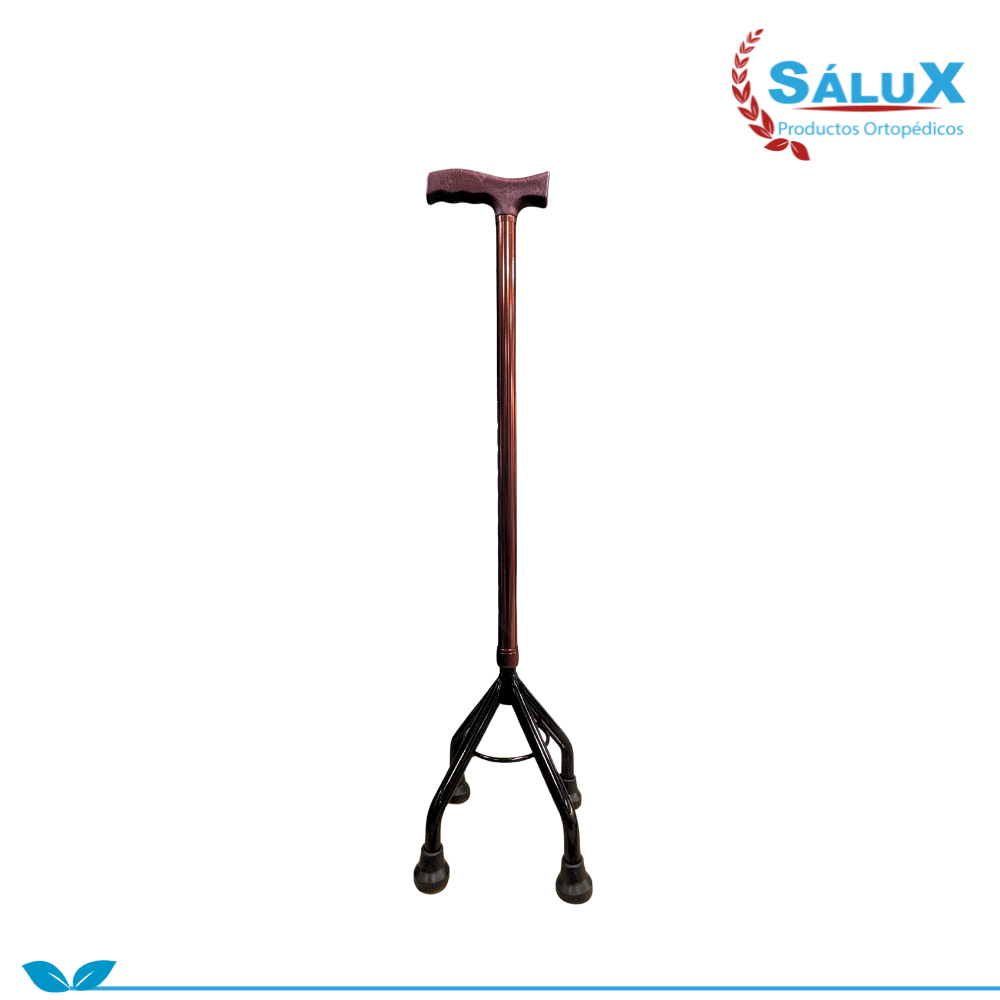 BASTON 4 PATAS CON BASE ALTA MANGO T – SALUX PERÚ